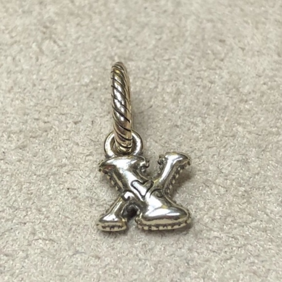 Brighton | Jewelry | Brighton Alphabet Collection Letter X Silver ...